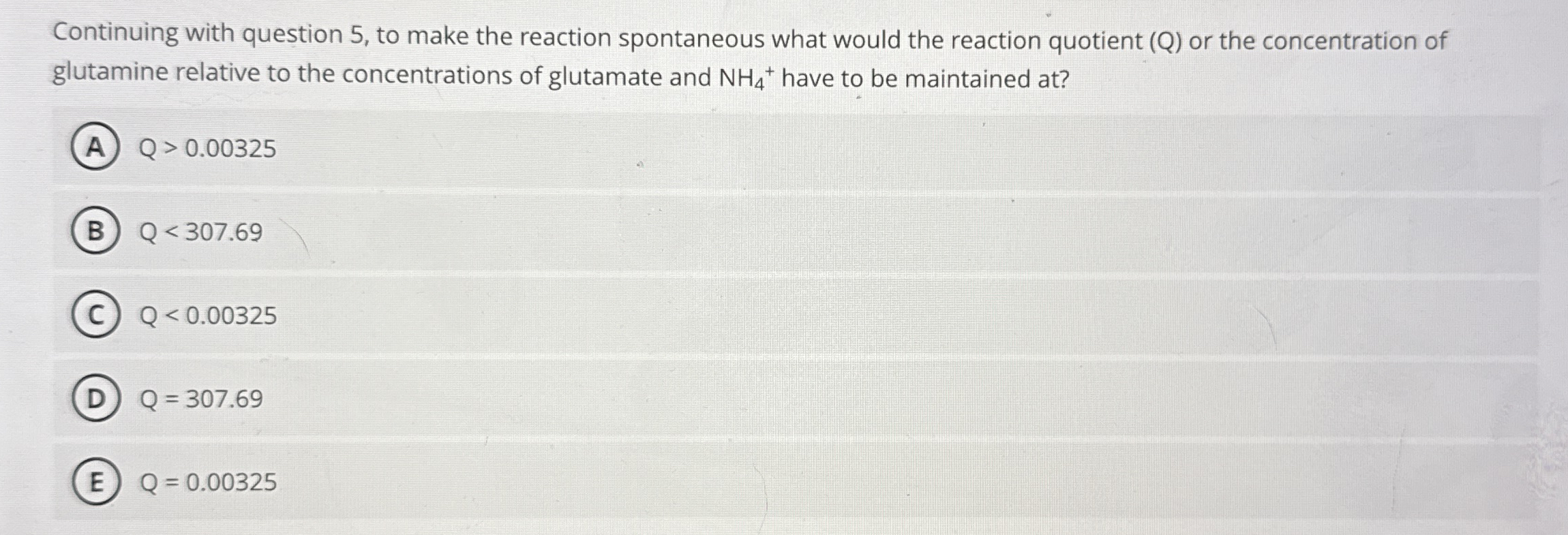 Solved Continuing with question 5 , ﻿to make the reaction | Chegg.com