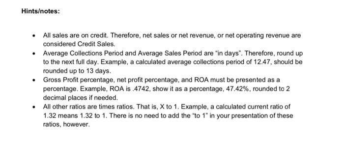 Solved Requirements: Use the provided Financial Data (Excel | Chegg.com
