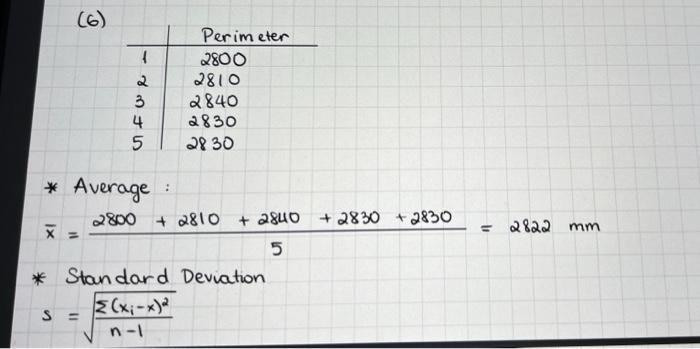 Solved To measure the perimeters of the table, there is 2 | Chegg.com
