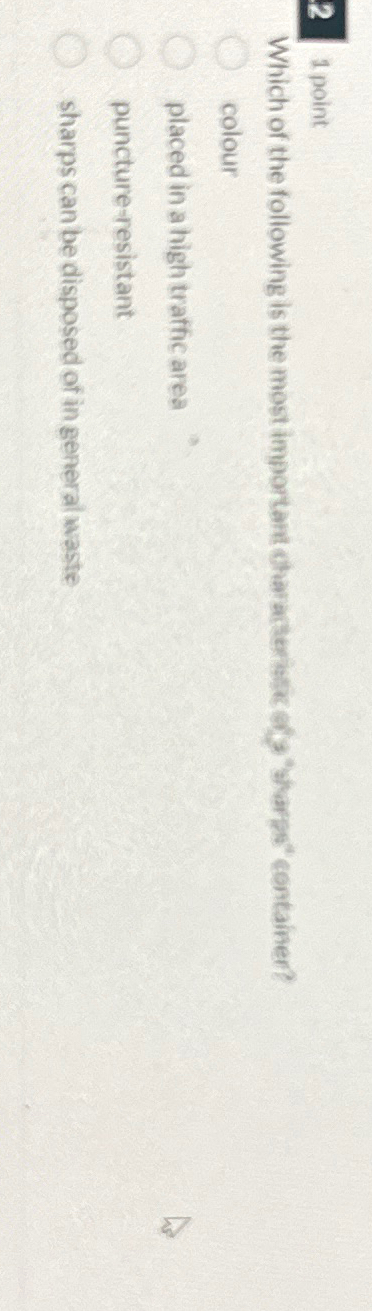 Solved 21 ﻿pointWhich of the following is the most important | Chegg.com