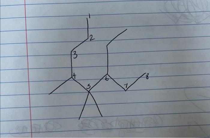 Solved I need help with naming this structure. Would it be | Chegg.com