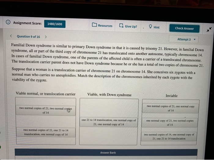 Solved 0 Assignment Score: 1480/1600 Resources Give Up? Hint | Chegg.com
