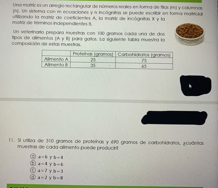 Solved Una matriz es un arreglo rectangular de números | Chegg.com