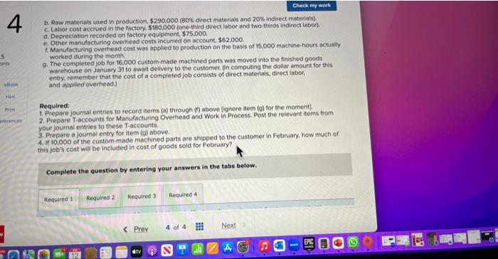 Solved Exercise 3-10 (Static) Applying Overhead; Journal | Chegg.com