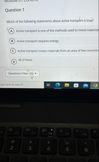 Solved Question 1Which of the following statements about | Chegg.com
