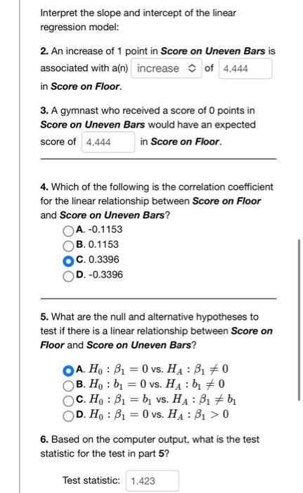 Solved Stick the landing Elite female gymnasts compete on | Chegg.com