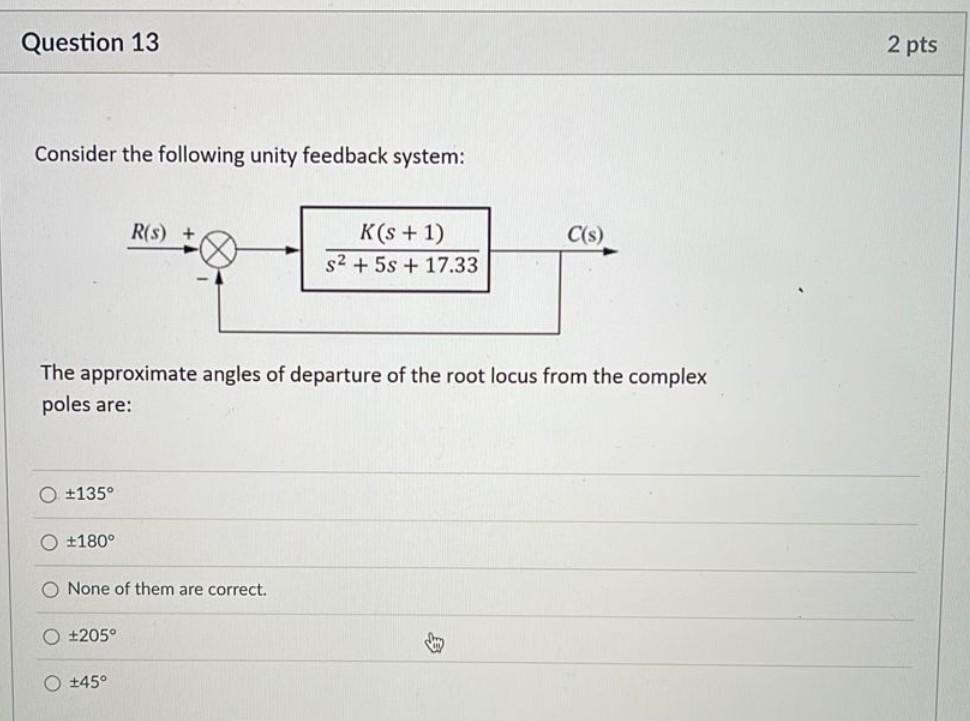 Solved Question 13 2 pts Consider the following unity | Chegg.com