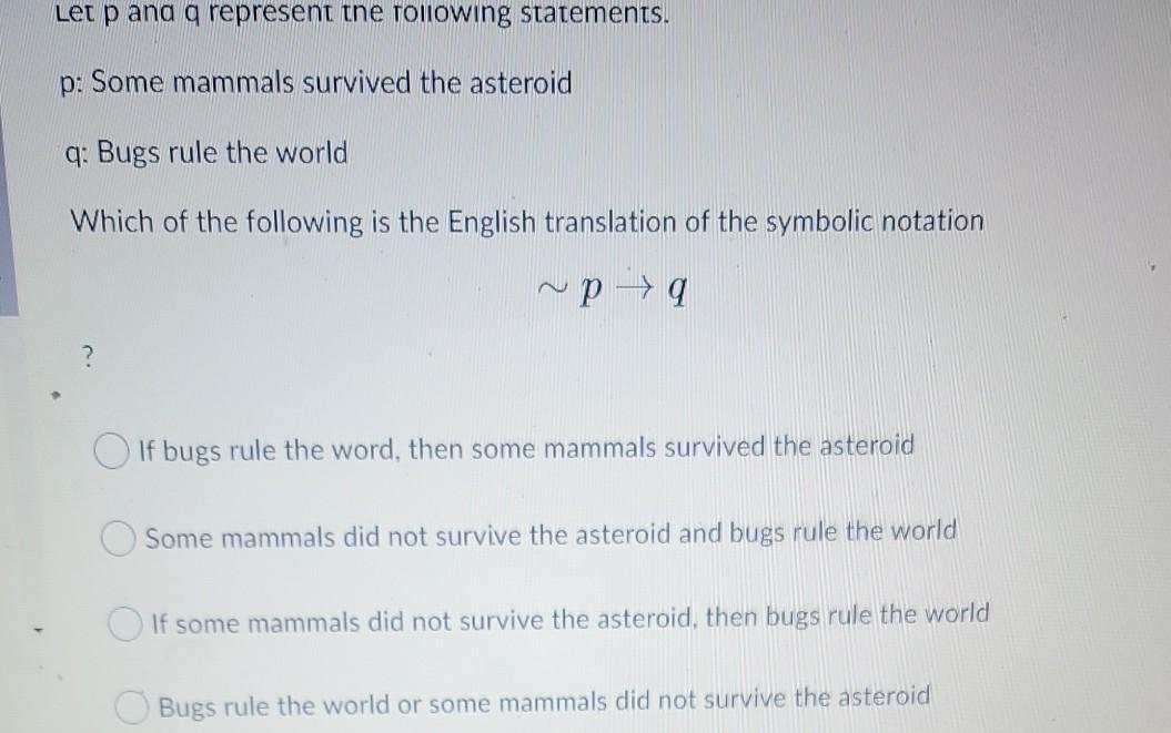 Solved The following statements are logically equivalent: + | Chegg.com