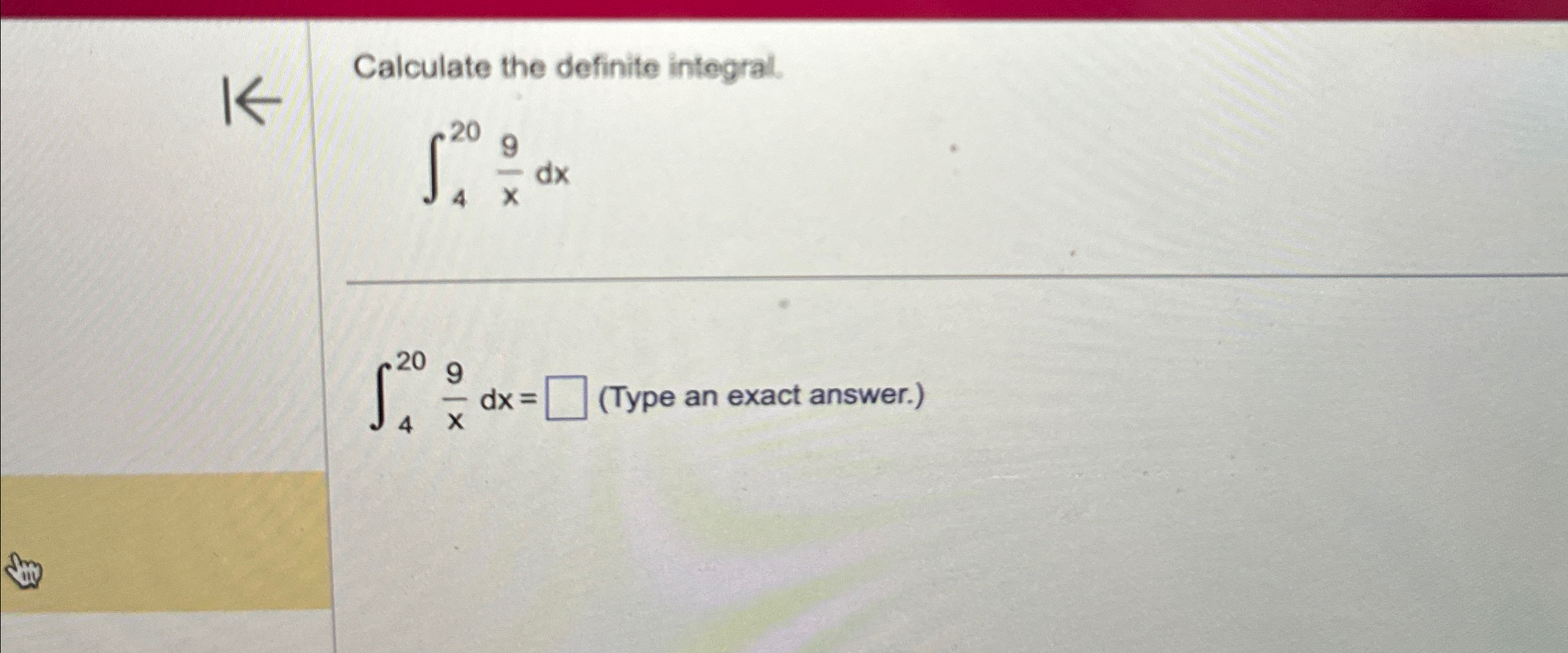 Solved Calculate the definite | Chegg.com