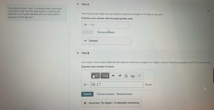 Solved So-called volcanic "ash" is actually finely | Chegg.com