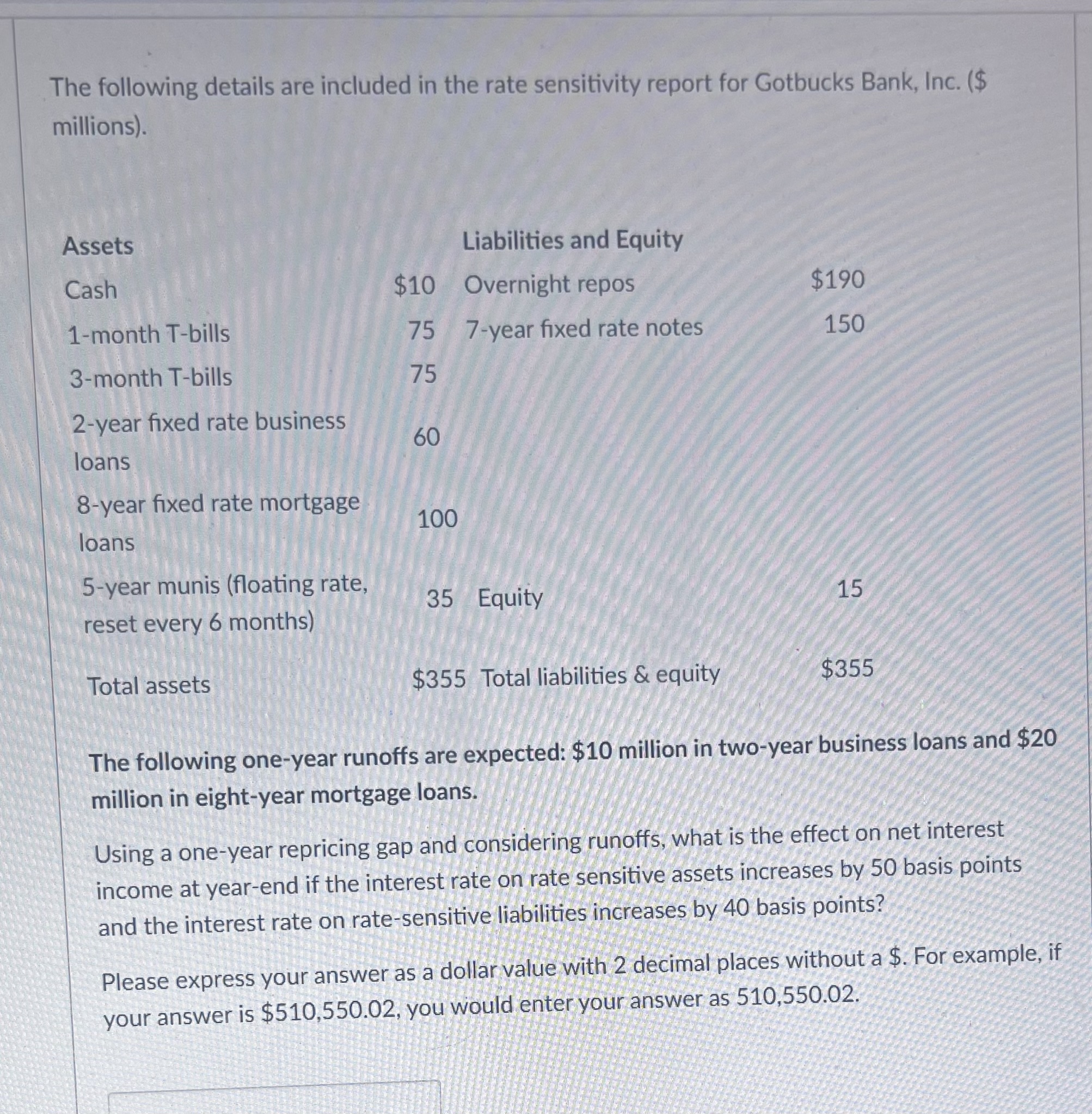 Solved The following details are included in the rate | Chegg.com