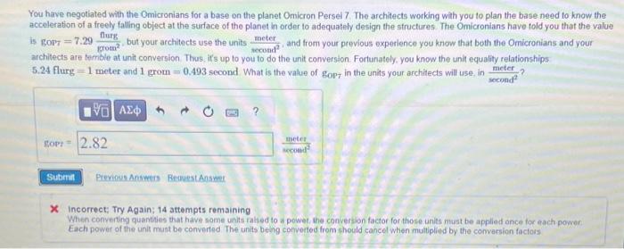 Solved You have negotiated with the Omicronians for a base | Chegg.com