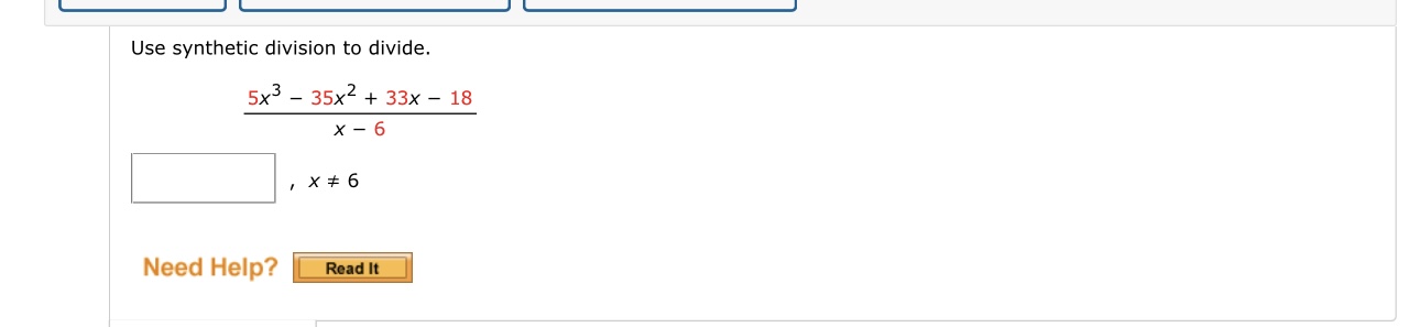 Solved Use synthetic division to | Chegg.com