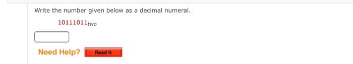 Solved Write the number given below as a decimal numeral. | Chegg.com