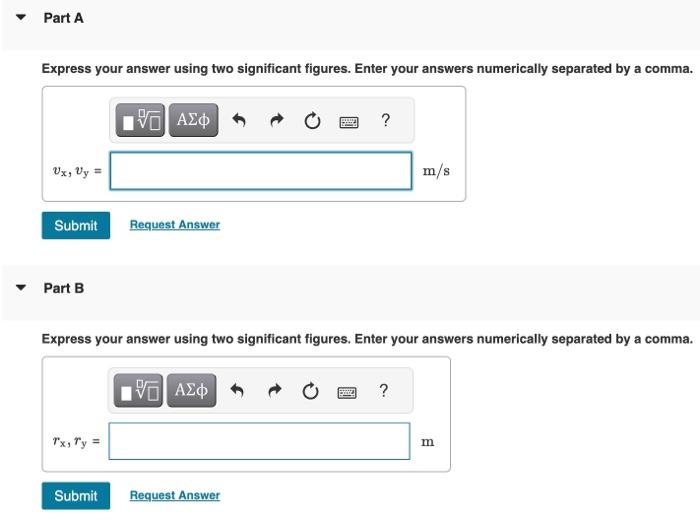 Solved A Particle Starts From The Origin At T 0 With An