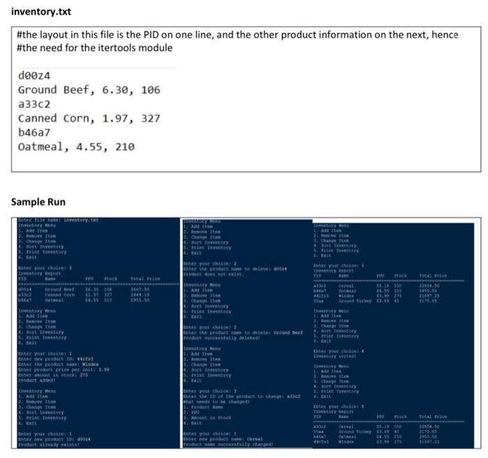 Solved - readfile → takes two parameters, the string file | Chegg.com