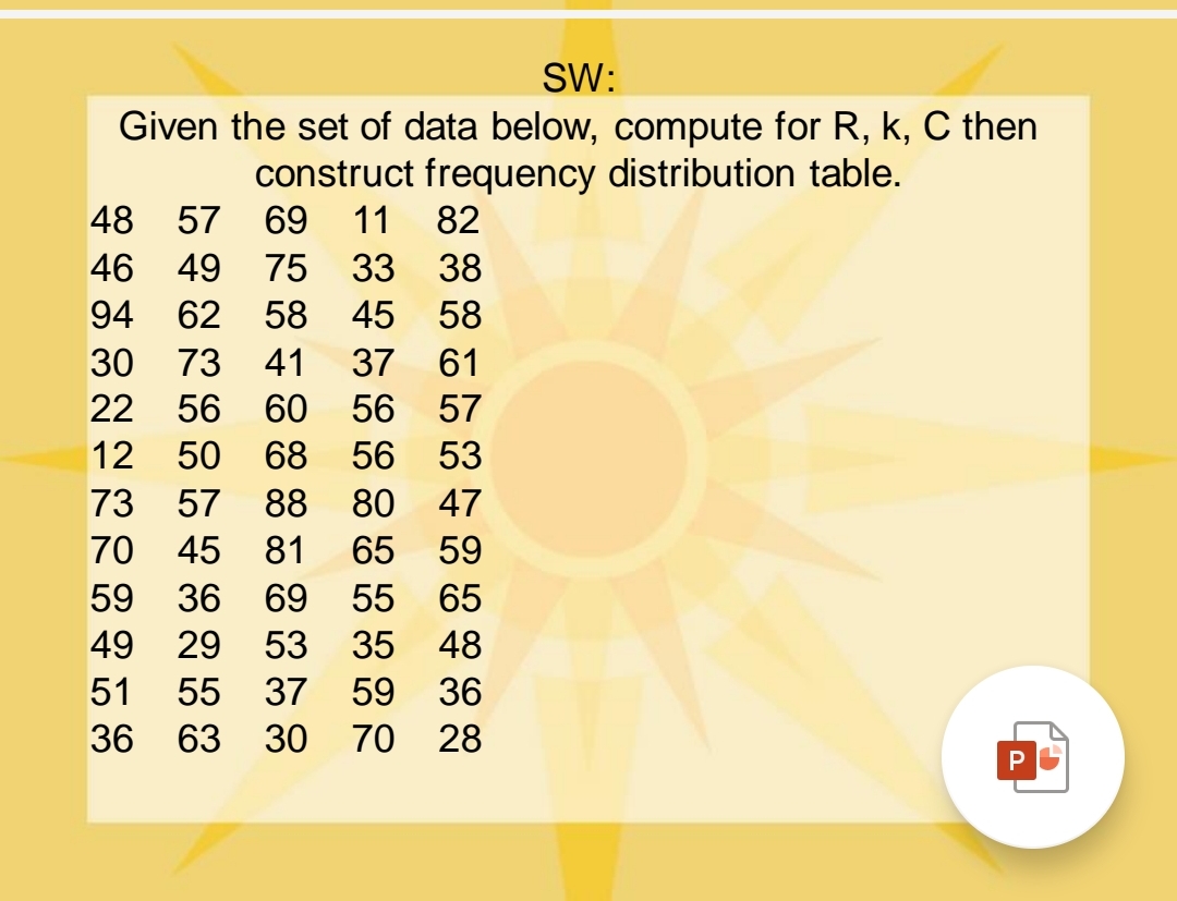 Solved SW:Given the set of data below, compute for R, ﻿k, ﻿C | Chegg.com