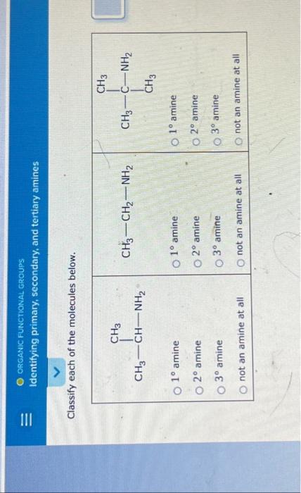 Solved Classify each of the molecules below. | Chegg.com
