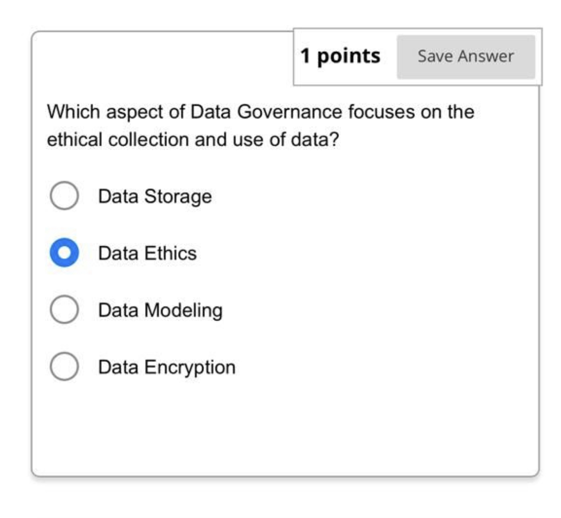 Solved 1 pointsWhich aspect of Data Governance focuses on | Chegg.com Solved 1 pointsWhich aspect of Data Governance focuses on | Chegg.com