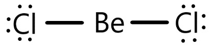 Solved Draw a Lewis structure for BeCl2 that obeys the octet | Chegg.com