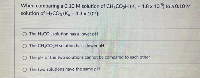 Solved Acetic acid (CH3CO2H) is a weak acid. When solid | Chegg.com