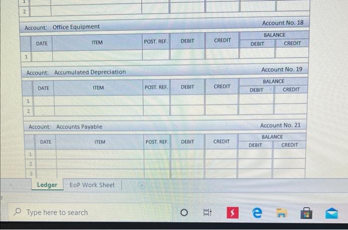 Select the desired account title from the Excel Name | Chegg.com