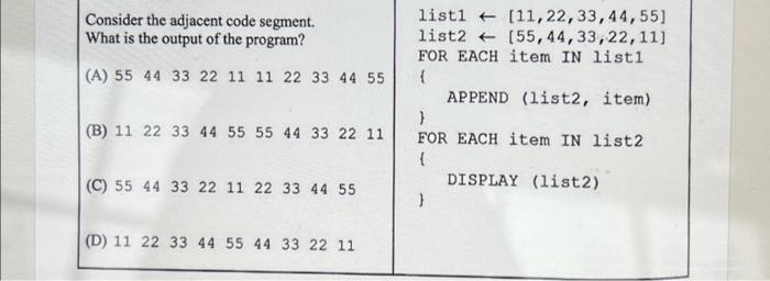 Solved AP Computer Science Principles! Help! | Chegg.com