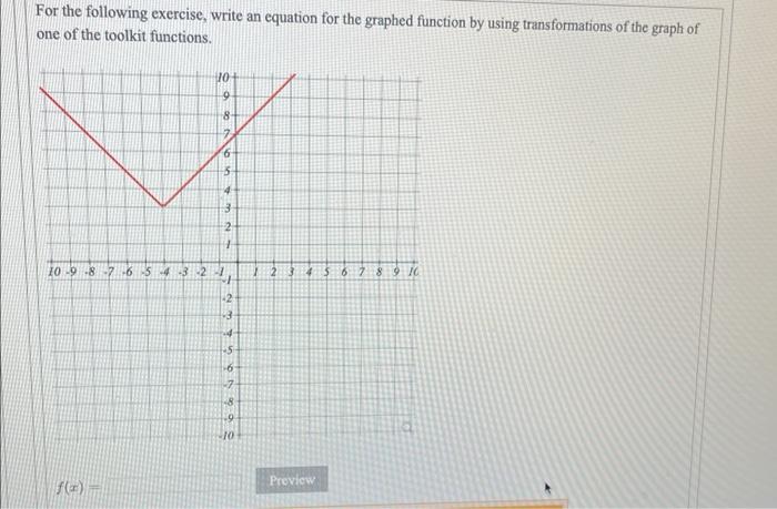 Solved For the following exercise, write an equation for the | Chegg.com