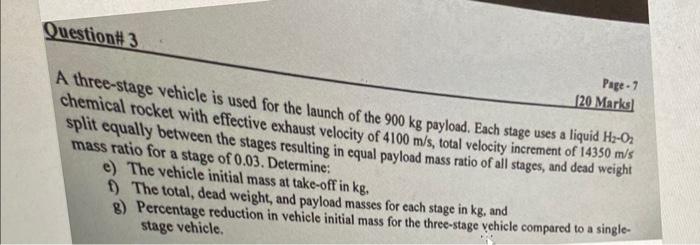 Solved [20 Marks] split equally betwith effective exhaust | Chegg.com