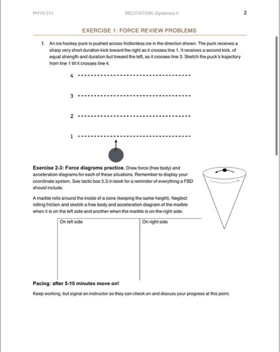 DYNAMICS II: MOTION IN A PLANE Readings: Knight Chap | Chegg.com