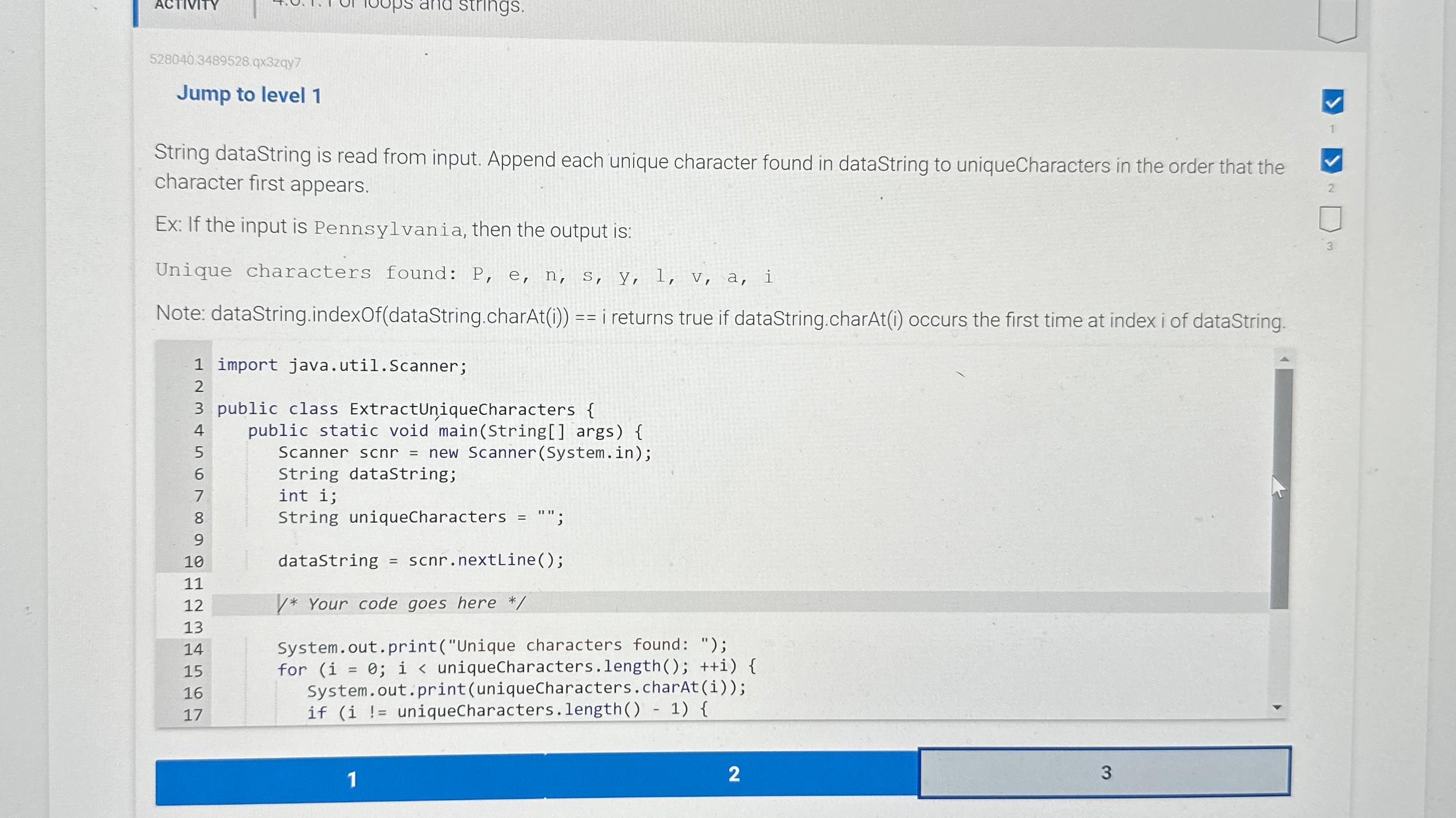 Solved 528040.3489528.q×3zqy7Jump to level 1String | Chegg.com Solved 528040.3489528.q×3zqy7Jump to level 1String | Chegg.com