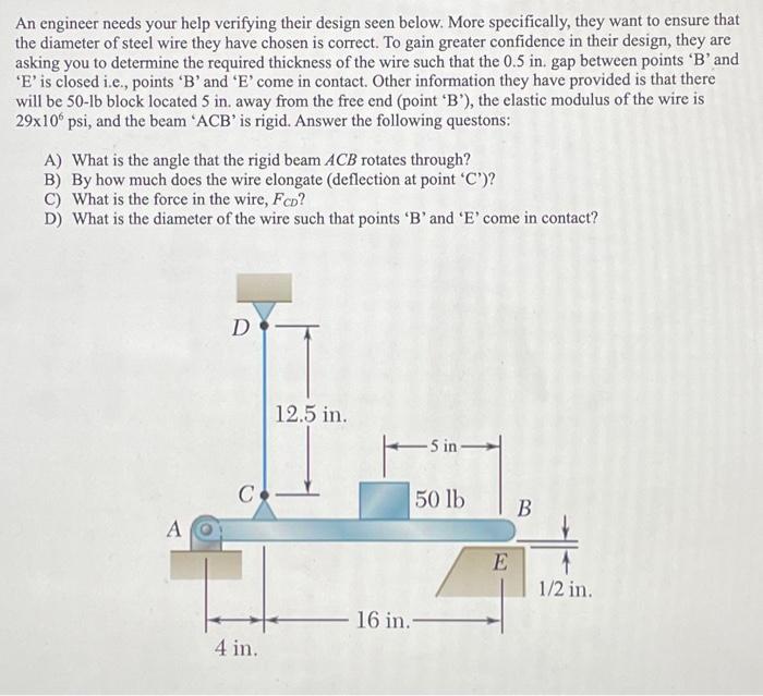 An engineer needs your help verifying their design | Chegg.com
