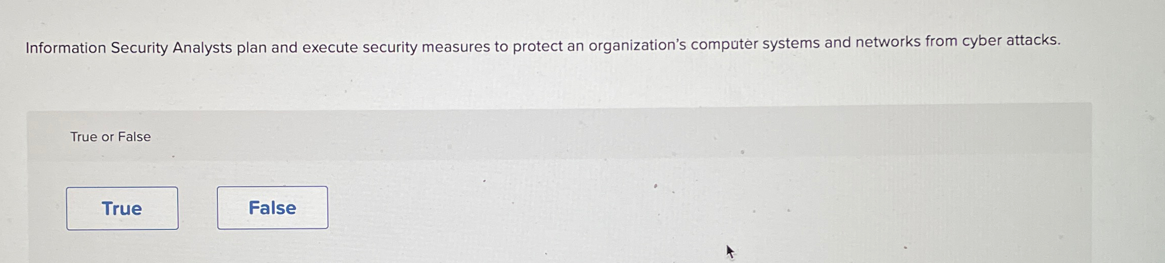 Solved Information Security Analysts plan and execute | Chegg.com