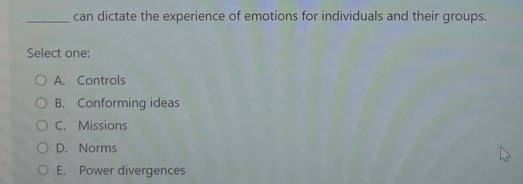 Solved can dictate the experience of emotions for | Chegg.com