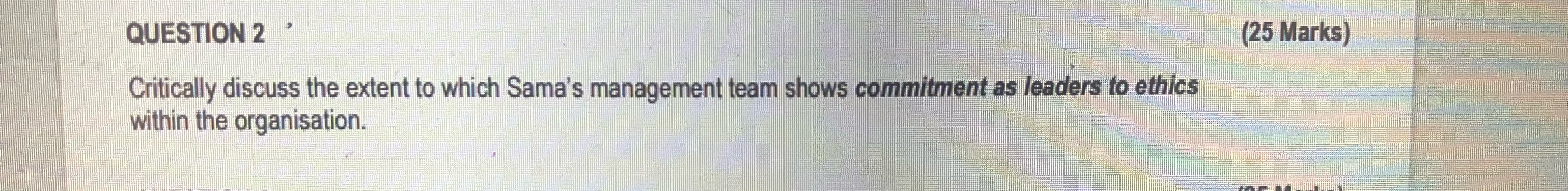 Solved QUESTION 2(25 ﻿Marks)Critically discuss the extent to | Chegg.com