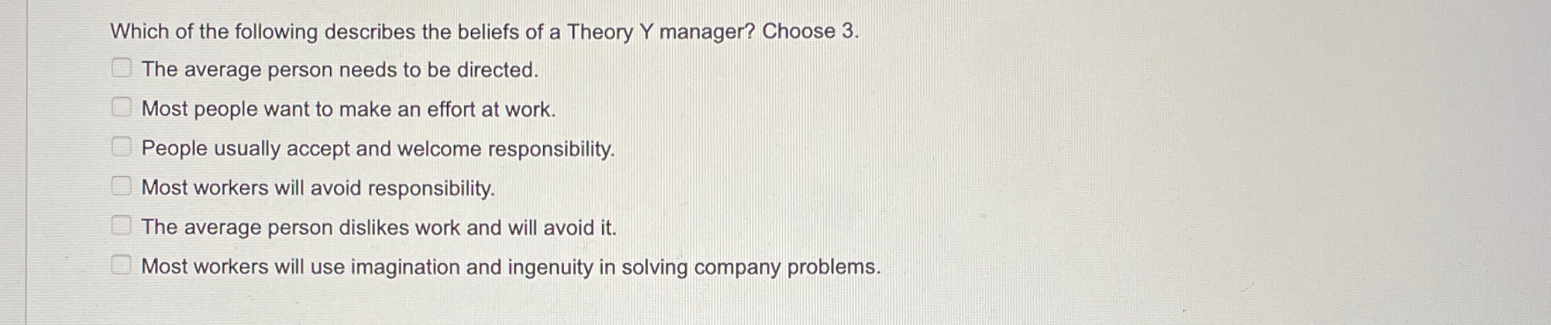 Solved Which of the following describes the beliefs of a | Chegg.com