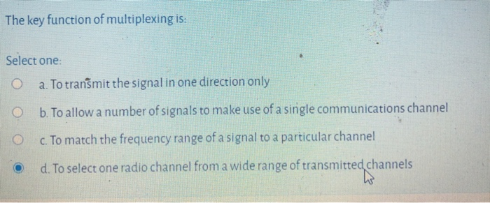 Solved Multiplication of any frequency domain signal with | Chegg.com