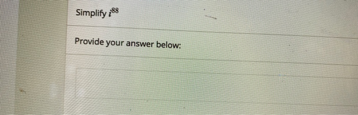 Solved Simplify 288 Provide your answer below: | Chegg.com