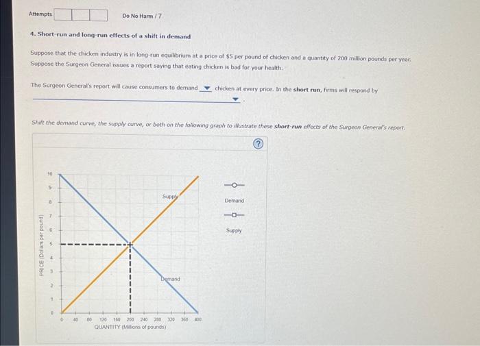 Solved 4 Short Run And Long Run Effects Of A Shift In
