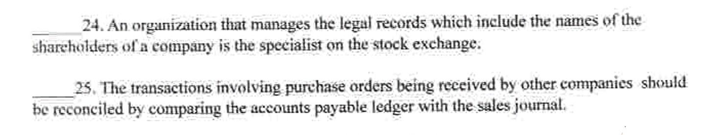 Solved Modified True/ False - There are 30 statements below. | Chegg.com