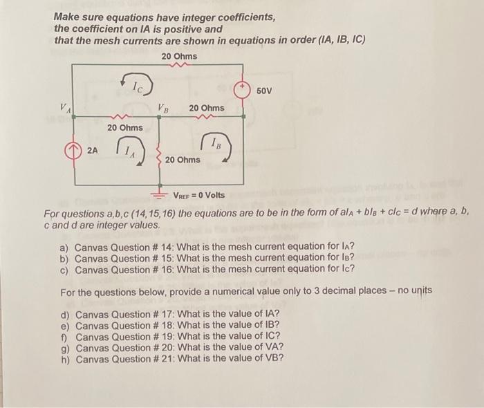 Solved Make sure equations have integer coefficients, the | Chegg.com