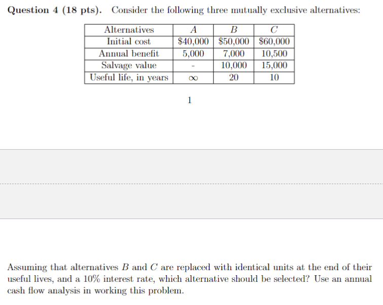 Solved Question 4 (18 ﻿pts). ﻿Consider the following three | Chegg.com