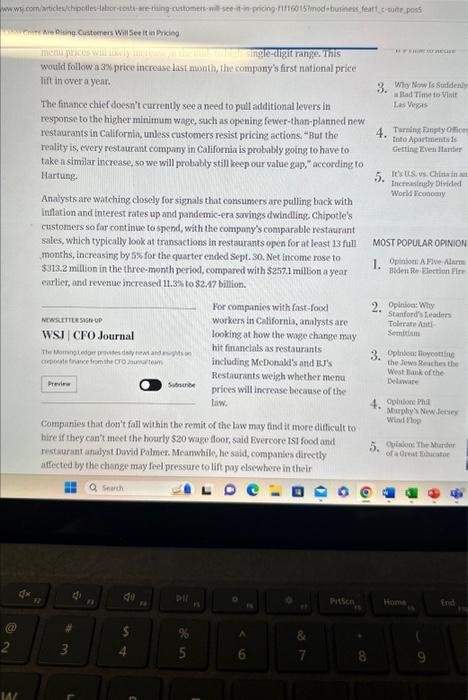Solved said Chief Financial Officer Jack Hartung. The higher | Chegg.com