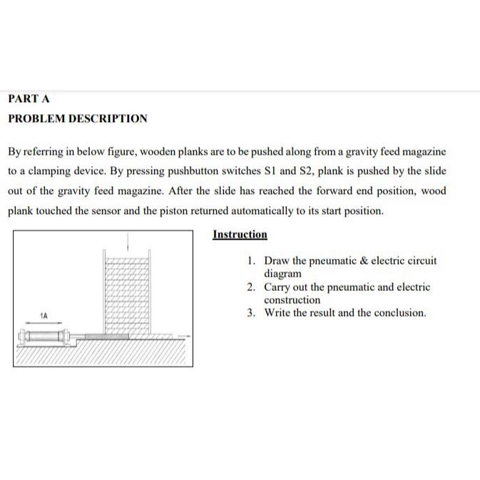 Solved PART APROBLEM DESCRIPTIONBy referring in below | Chegg.com