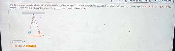 Solved determine the electic fiels intensify that enables | Chegg.com