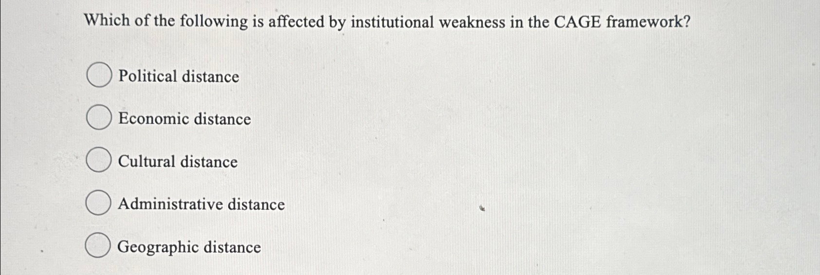 Solved Which of the following is affected by institutional | Chegg.com