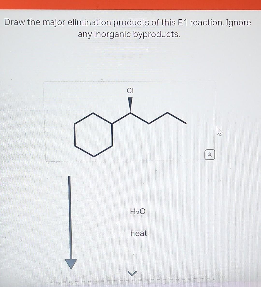 [solved] Draw The Major Elimination Products Of This E