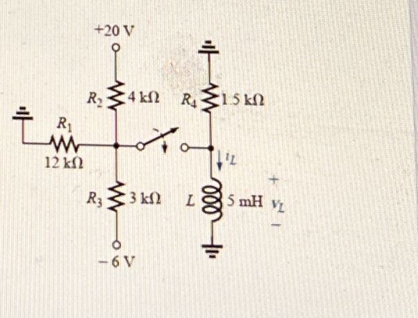 Solved Write the mathematical expressions for the current it | Chegg.com