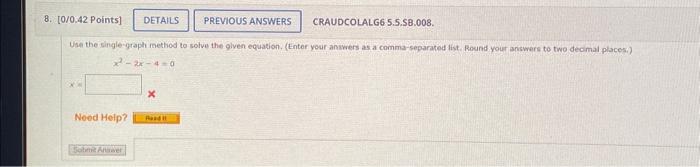 Solved Use the single-graph method to solve the given | Chegg.com