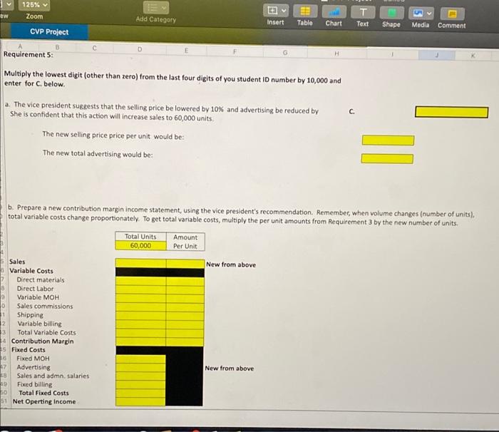 Solved LOW Zoom Add Category Insert Table Chart Text Shape | Chegg.com